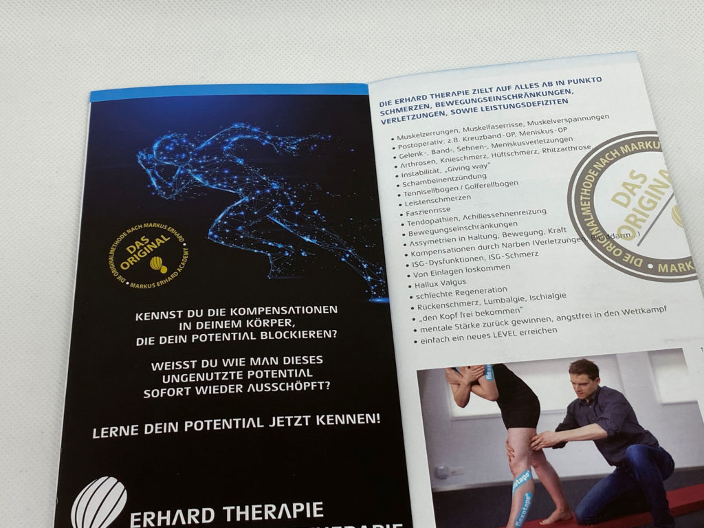 Klappflyer Patienteninformation, MTME - Sport | flexotape®
