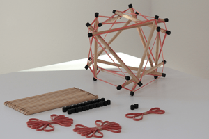 Tensegrity Model BIG, Octohedron | flexotape®