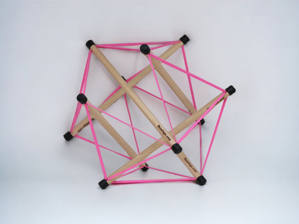 Tensegrity Modell pink | flexotape®