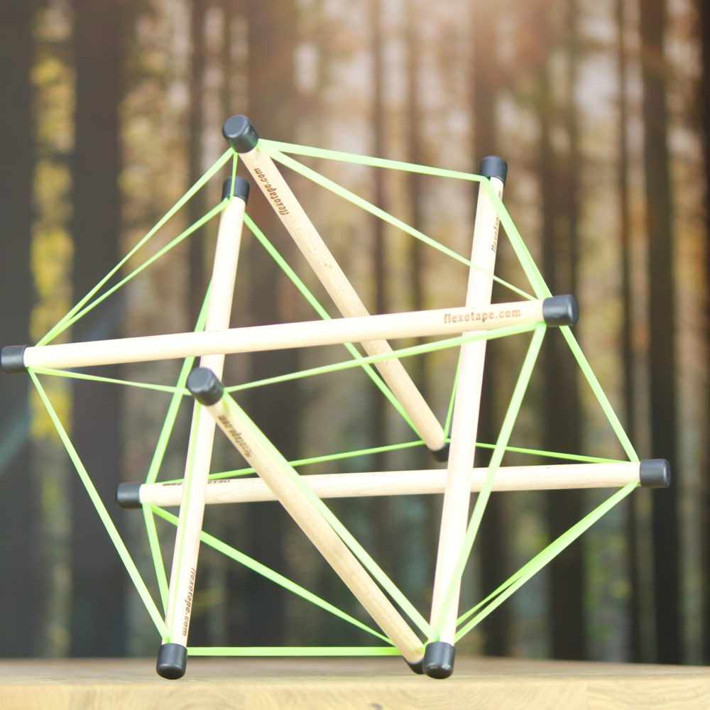 Tensegrity Modell light green | flexotape®