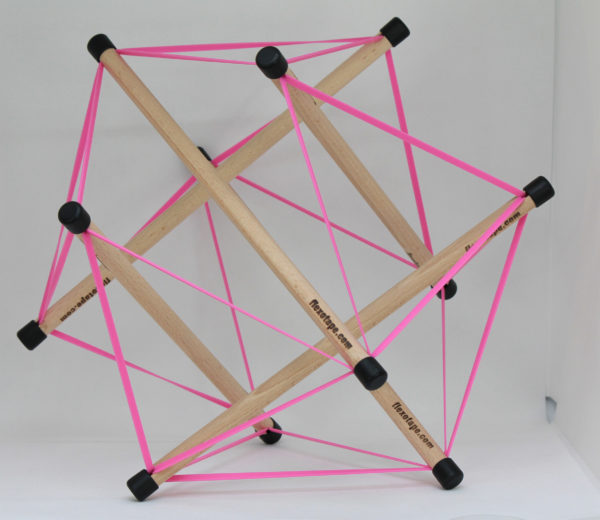 Tensegrity-rubber bands pink | flexotape®