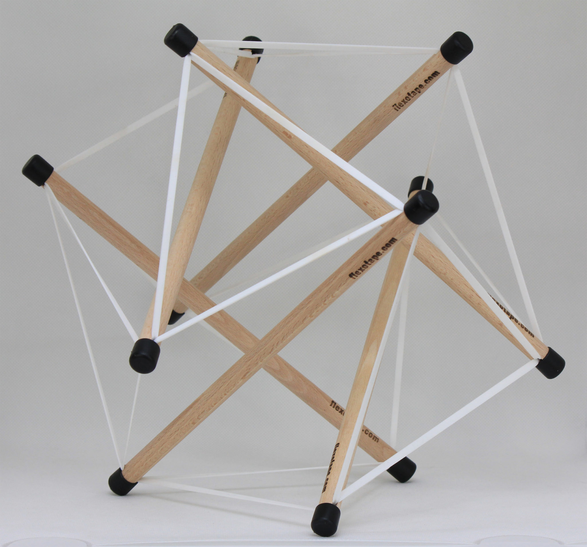Tensegrity-rubber bands white | flexotape®