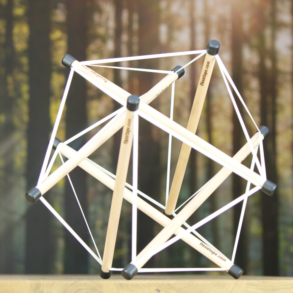 Tensegrity Modell white | flexotape®